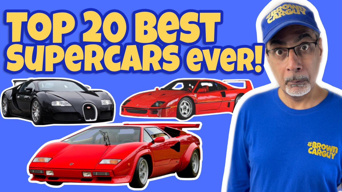 20 Best Supercars Ever! – Brown Car Guy